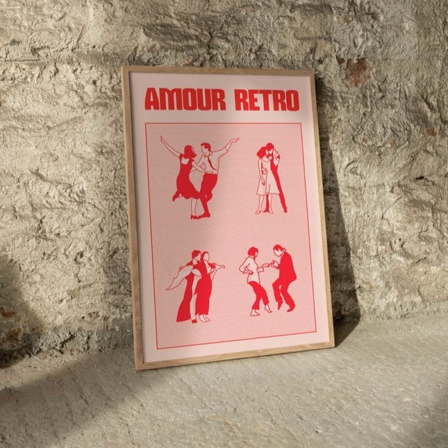 Affiche "Couples de films" - A3 ou A2 - Encadrement possible – Calembour